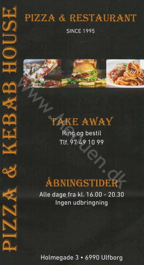 Menuen.dk - Menukort fra Ulfborg Pizza Kebab House